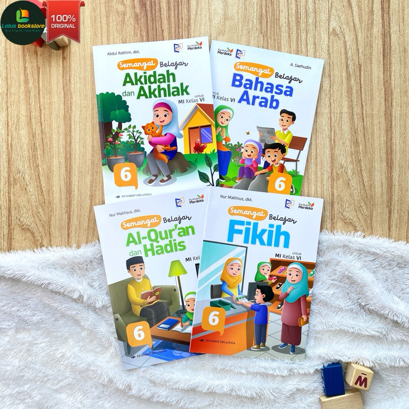 Jual Seri Semangat Belajar MI Kelas 6 - B.Arab/Fikih/Akidah Akhlak/Quran Hadits/SKI - Kurikulum ...
