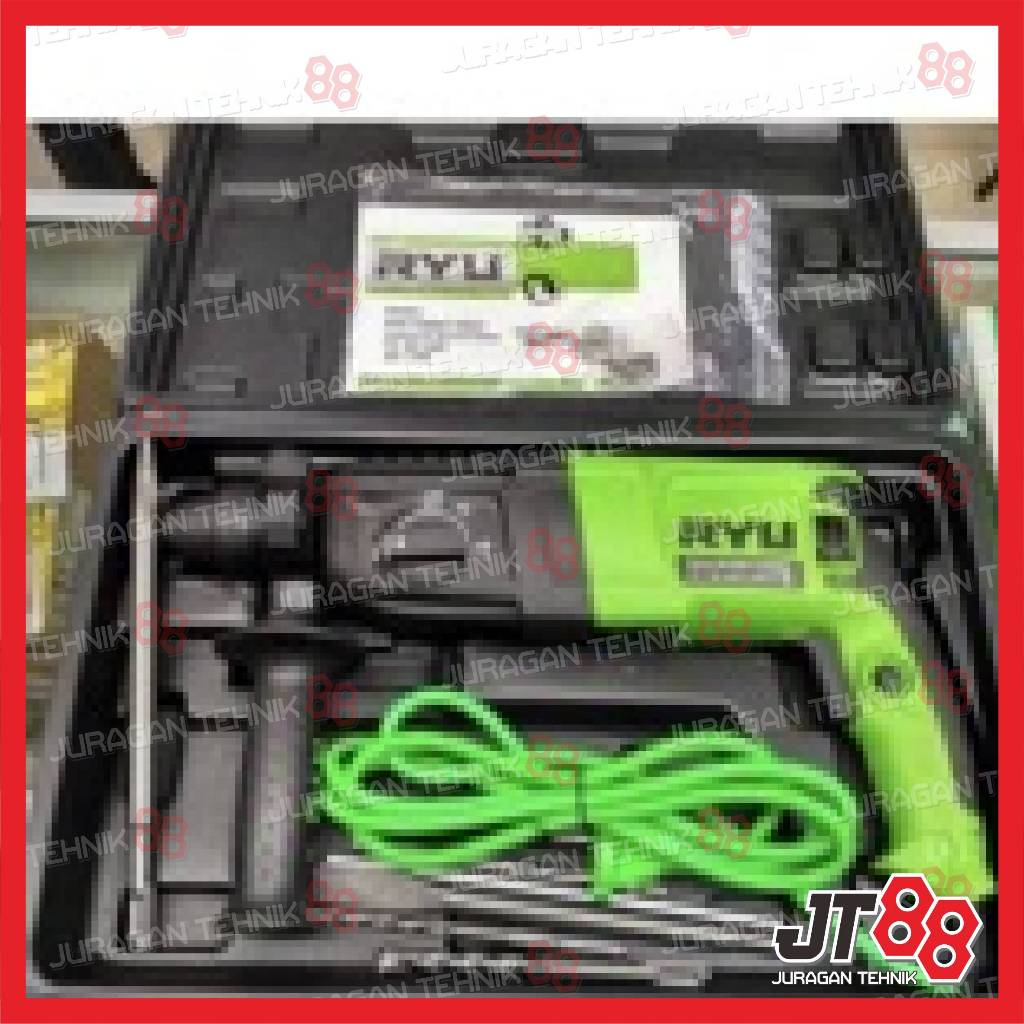 Jual RYU Rotary hammer RRH26 / bobok beton rotary/ Mesin Bor Beton Tembok SDS Plus 26mm | Shopee ...