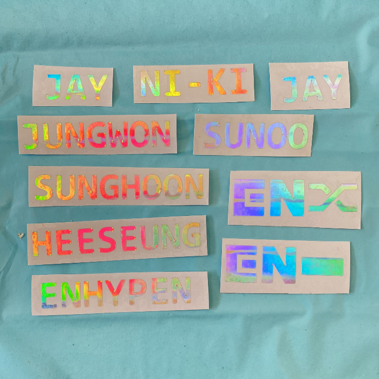 Jual STIKER ENHYPEN STICKER HOLOGRAM KPOP | Shopee Indonesia
