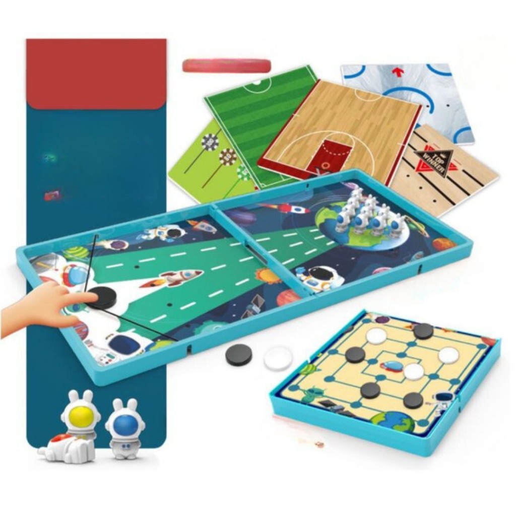 Jual [tma] Puzzle Game Chess / Mainan 10 in 1 / Mini Games Board ...