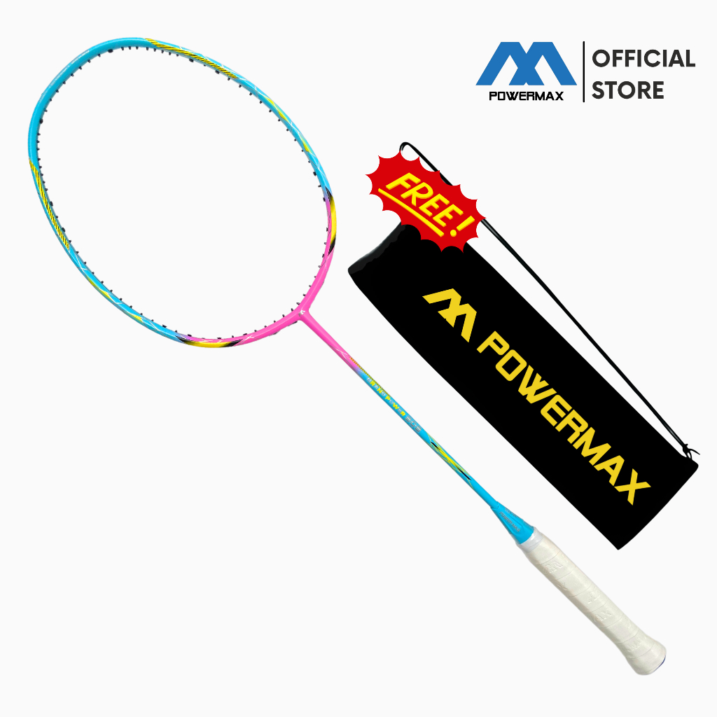 Jual POWERMAX Raket Badminton Grand Power 808 Frame Bulutangkis Full ...