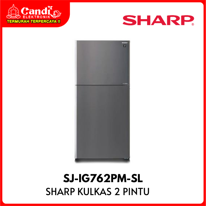 Jual SHARP Kulkas 2 Pintu 510 Liter J-Tech Inverter Plasmacluster SJ ...