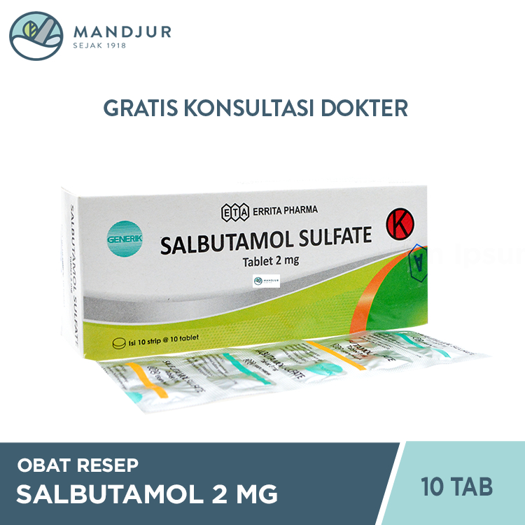 Jual Salbutamol 2 Mg Strip 10 Tablet | Shopee Indonesia