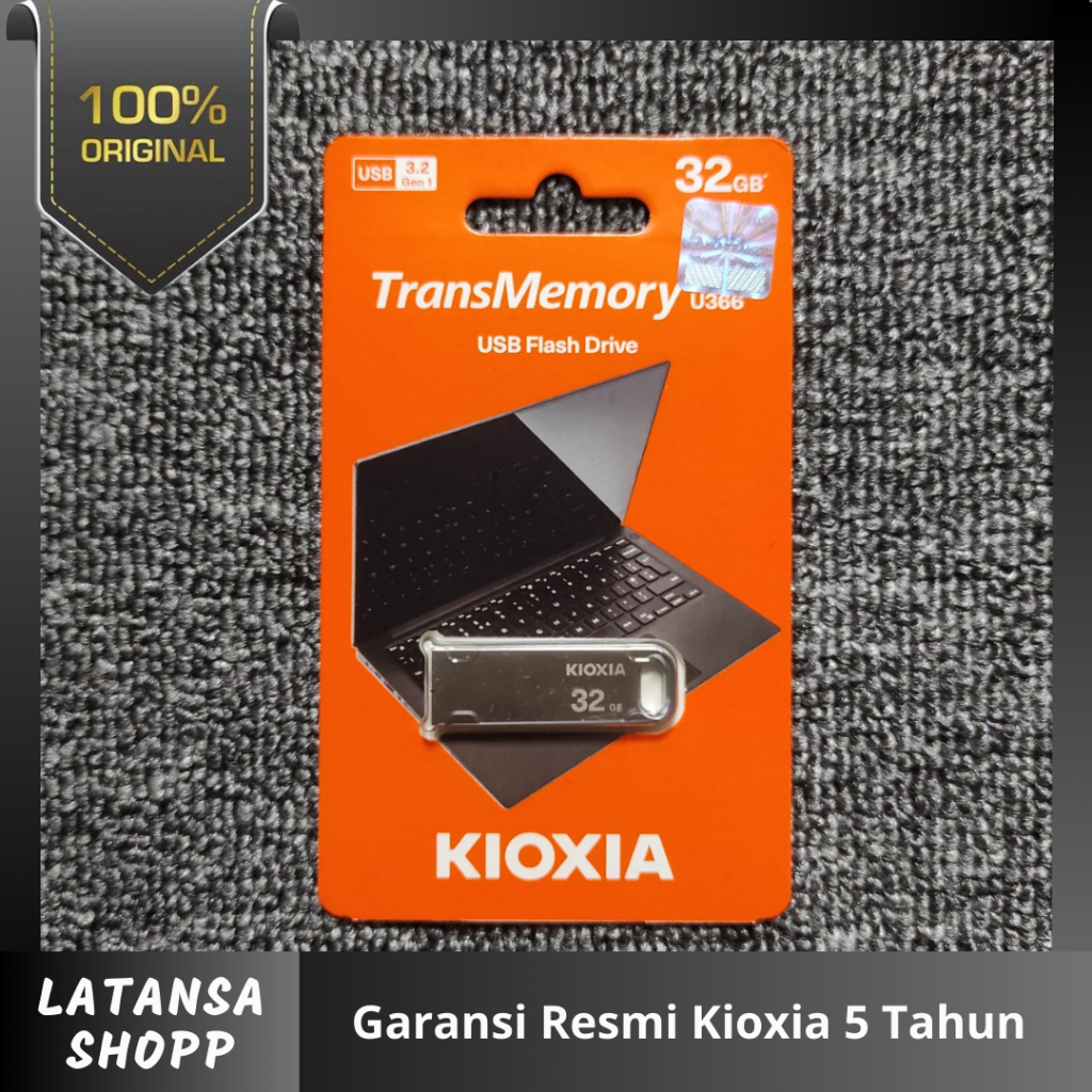 Jual Flashdisk KIOXIA U366 32gb USB 3.2 Gen 1 Body Metal - Garansi Resmi 5 Tahun | Shopee Indonesia