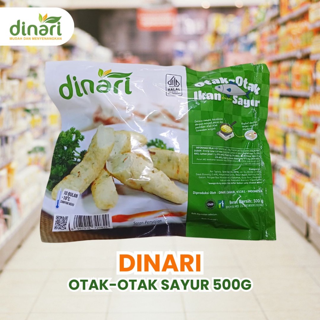 Jual DINARI OTAK-OTAK IKAN DENGAN SAYUR 500G / DINARI / OTAK-OTAK KHAS CIANJUR / OLAHAN IKAN ...