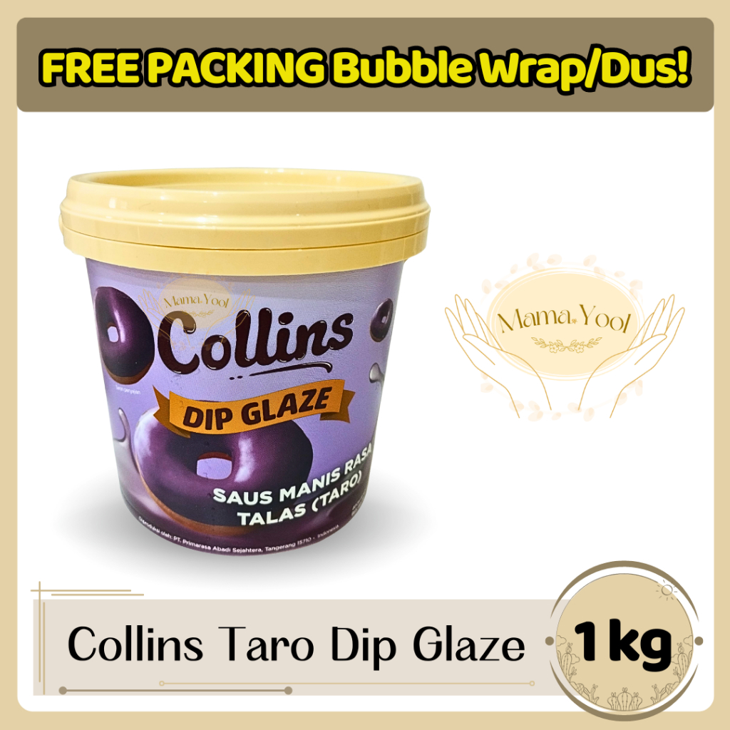 Jual MAMA.YOOL - Collins Taro Dip Glaze 1 kg FREE Bubble Wrap / Collins ...