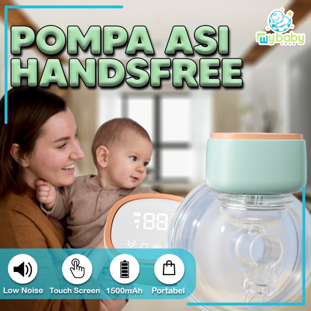 Jual POMPA ASI HANDSFREE ELEKTRIK Tanpa Kabel Otomatis Portable Botol ...