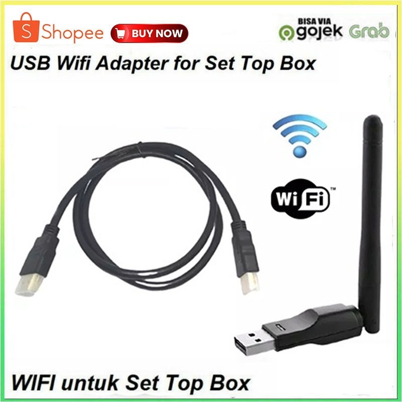 Jual WiFi Dongle MT7601 Untuk Set Top Box DVB T2 | Shopee Indonesia
