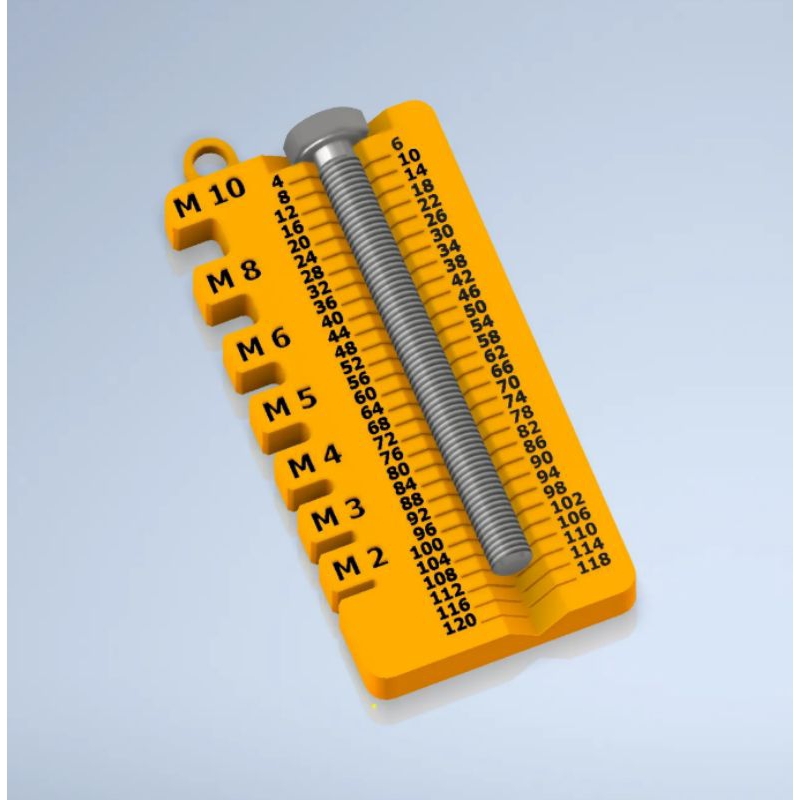 Jual Jual screw measuring tool buat alat ukur ukuran baut | Shopee ...