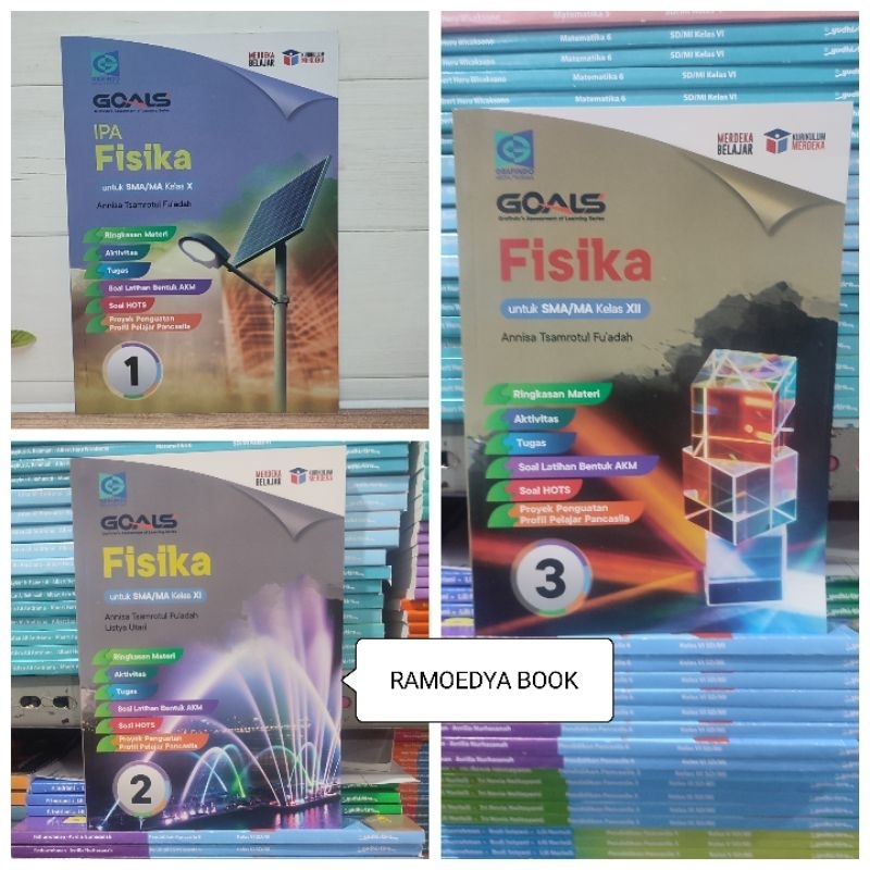 Jual Buku Original GOALS IPA Fisika SMA/MA kelas 10,11,12 Kurikulum Merdeka Grafindo | Shopee ...