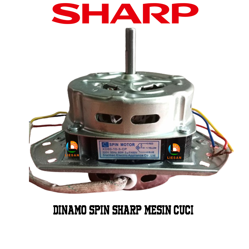 Jual Dinamo Spin Sharp Motor Pengering Mesin Cuci Sharp Diameter As 10 Mm | Shopee Indonesia