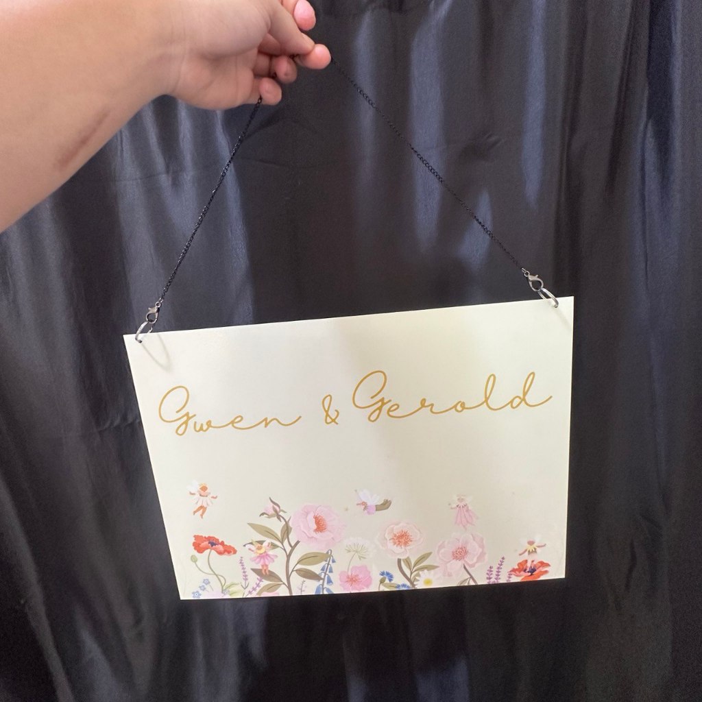 Jual Signboard Akrilik Rantai Custom / Open Close Sign Board / Papan ...