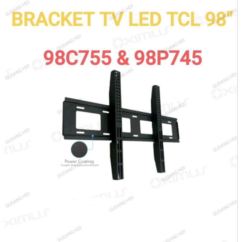 Jual Bracket LED TCL Bracket TV LED Dinding Tembok Ukuran 98in - Sampai ...