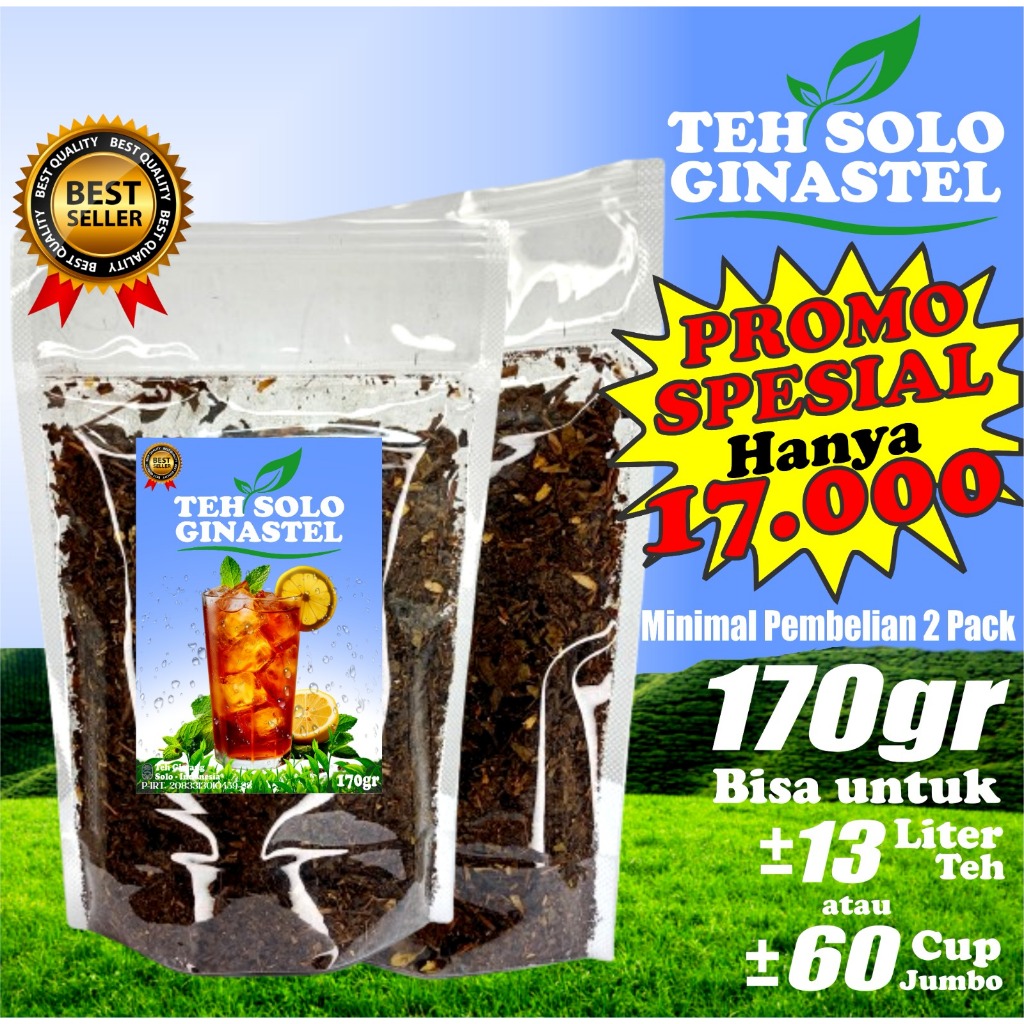Jual Racikan Teh Khas Solo 170gr Wangi Sepet Kentel Wasgitel Teh Giwang ...