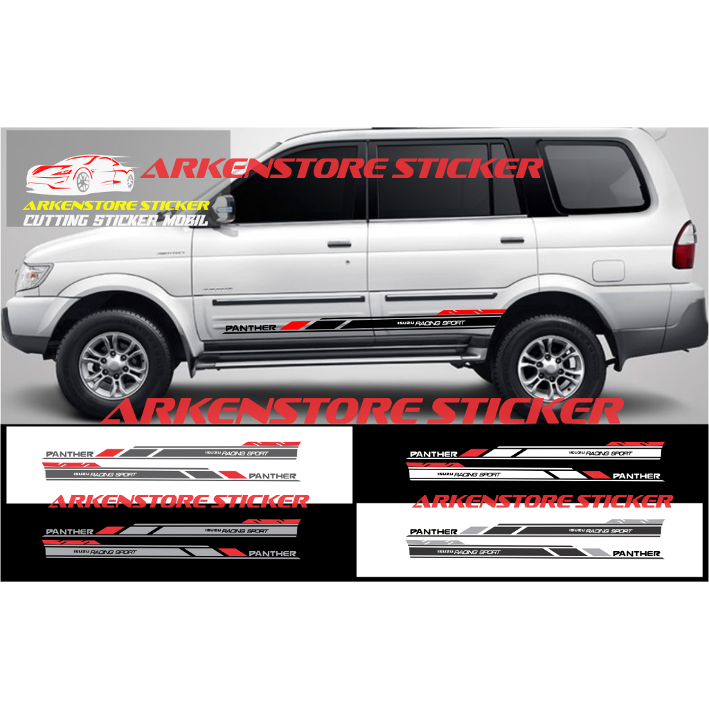 Jual Sticker isuzu panther sticker stiker mobil panther sticker list ...