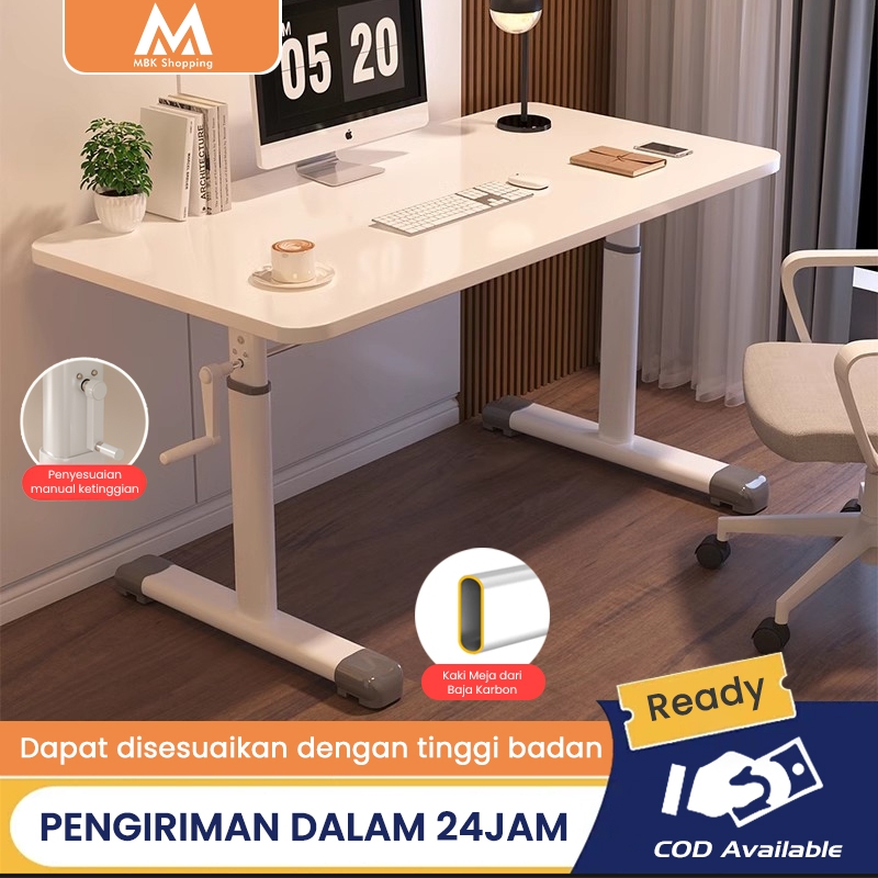 Jual Meja Belajar Meja Laptop Adjustable Height Standing Desk Portable ...