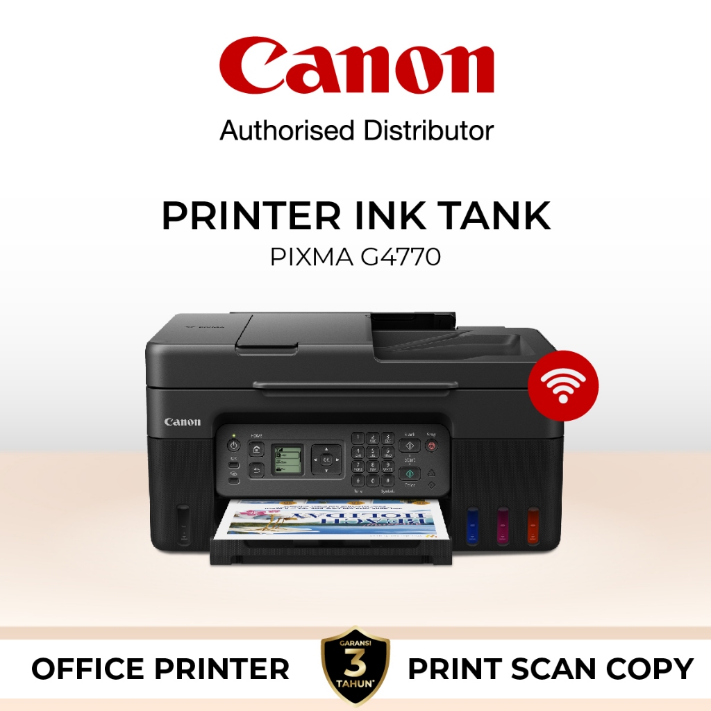 Jual Printer Ink Tank CANON PIXMA G4770 - Print Scan Copy FAX Wifi ADF ...