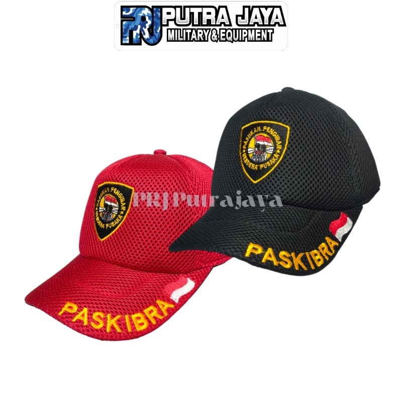 Jual Topi Paskibra Jaring Merah Hitam | Shopee Indonesia