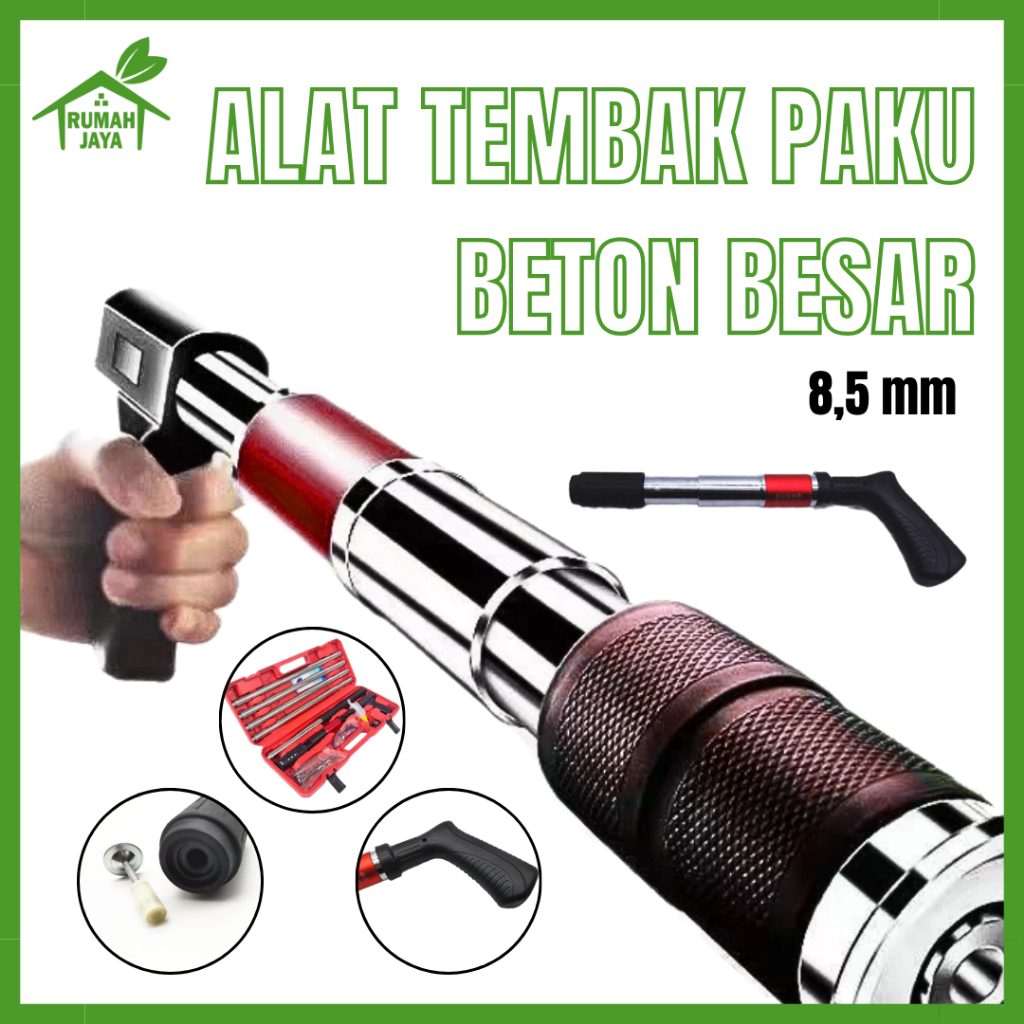 Jual RJO - Alat Tembak Besar Paku Beton Set 8.5mm Stampset Paku Beton ...