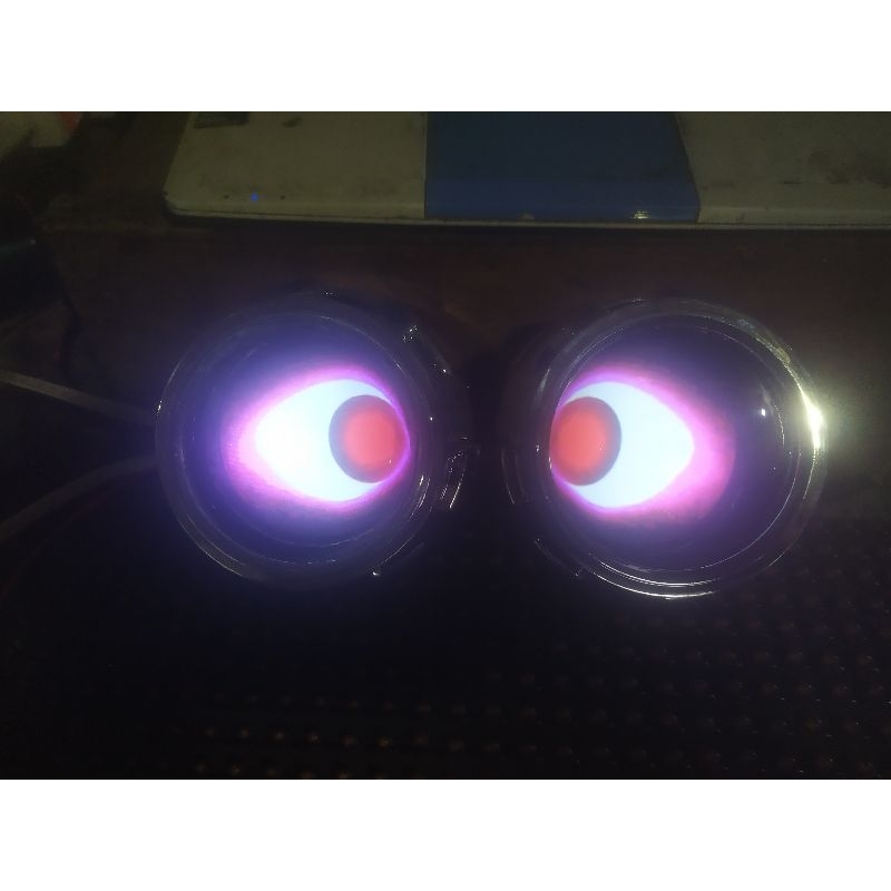 Jual 2.5INCH + SHROUD GIF ANIMASI MATA /ANIMASI APAPUN BISA arus 12-24v ...