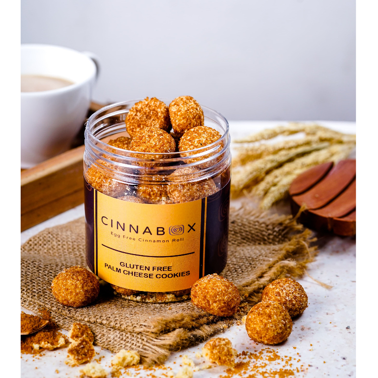 Jual Gluten Free Palm Cheese Cookies Cinnabox | Shopee Indonesia