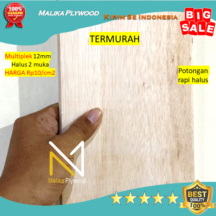 Jual Triplek 12mm custom ukuran plywood multiplek meja papan ambalan ...
