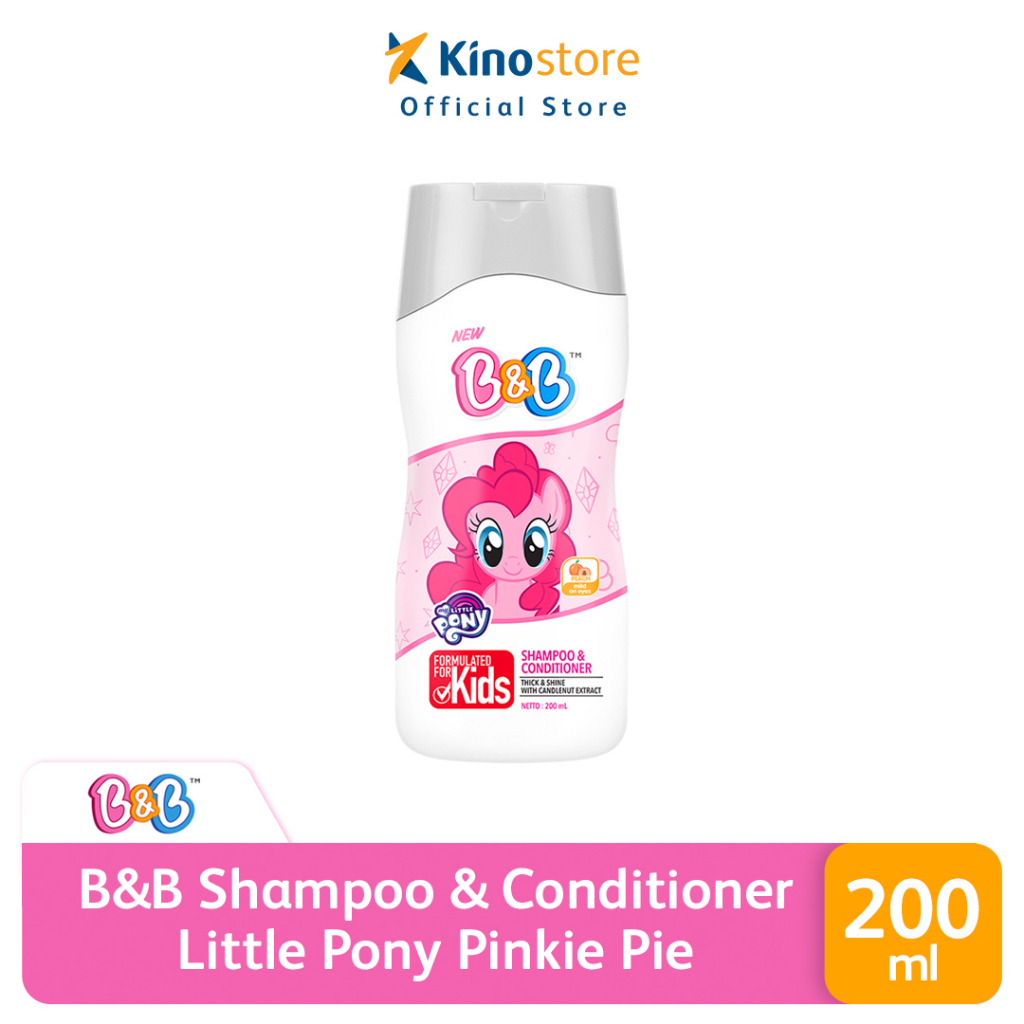 Jual B&B Kids Shampoo & Conditioner Pinkie Pie 200ml | Shopee Indonesia