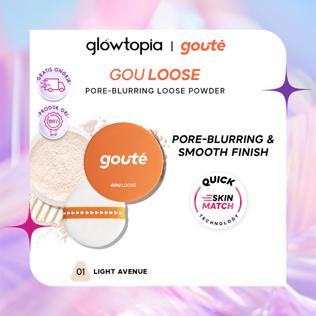 Jual gouté Gouloose - Matte Loose Powder | Shopee Indonesia