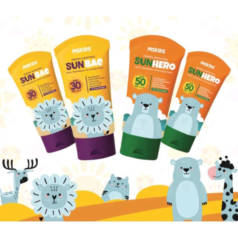Jual SUNBAE SPF 30PA+++ & SUNHERO SPF 50PA+++ SUNSCREEN - MSKIDS ...