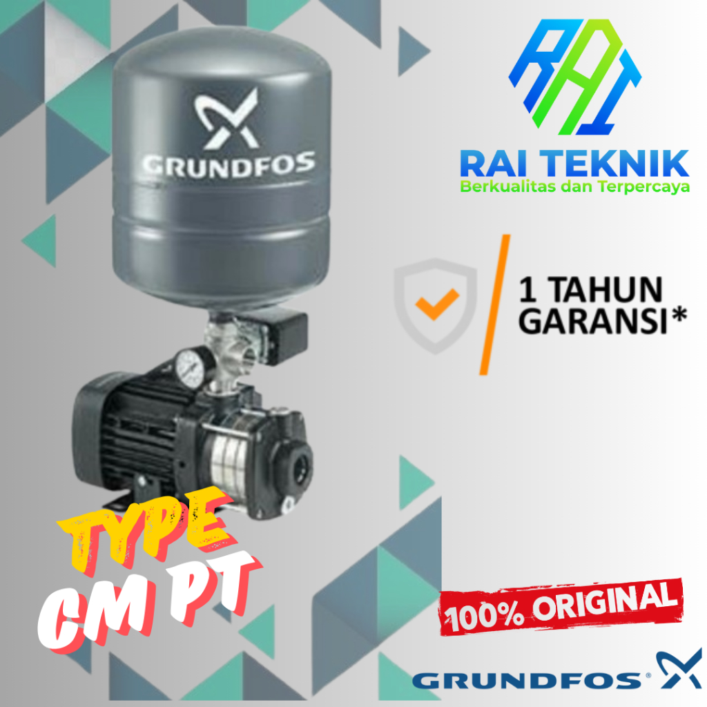Jual Pompa Air Grundfos CM 5-5 PT / CMB 5-46 PT Booster Pump | Shopee ...
