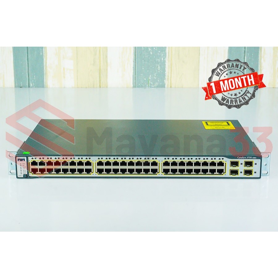 Jual Switch Cisco Catalyst 3750 Type WS-C3750-48TS-S | Shopee Indonesia