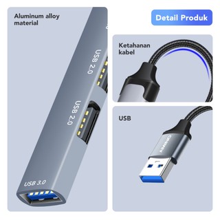 Jual AMINO HUB 4 IN 1 USB 3.0 Adapter Converter USB A Splitter Laptop ...