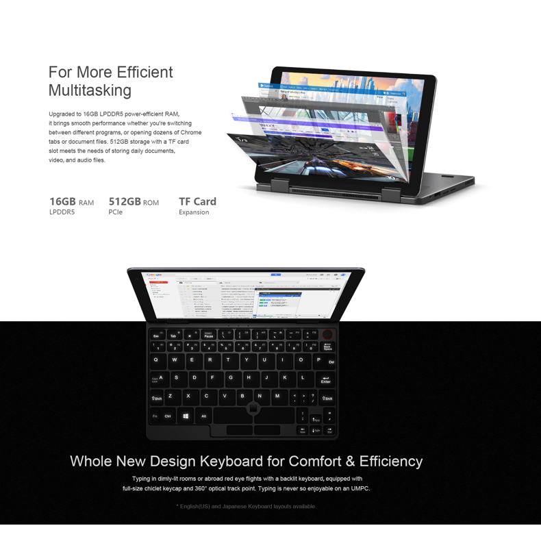 Jual Chuwi MiniBook 2024 Intel 12th Gen N100 16/512GB SSD 8" Mini Yoga ...