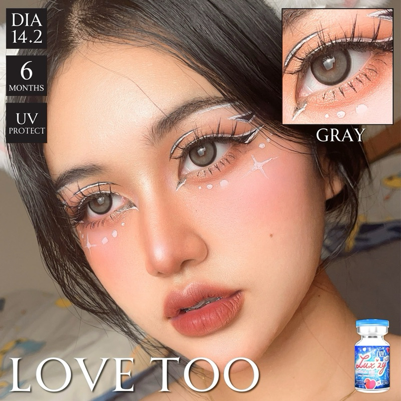 Jual softlens Luxzy Love too gray Dia 14.5mm | Shopee Indonesia