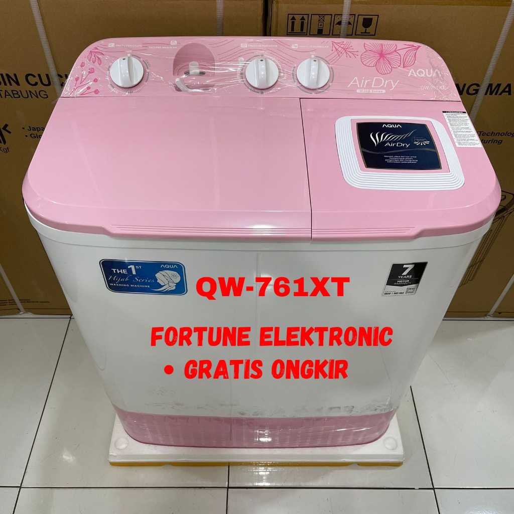 Jual Mesin Cuci 2 Tabung AQUA QW-761XT 7KG / QW-861XT 8KG / QW-961XT 9KG | Shopee Indonesia