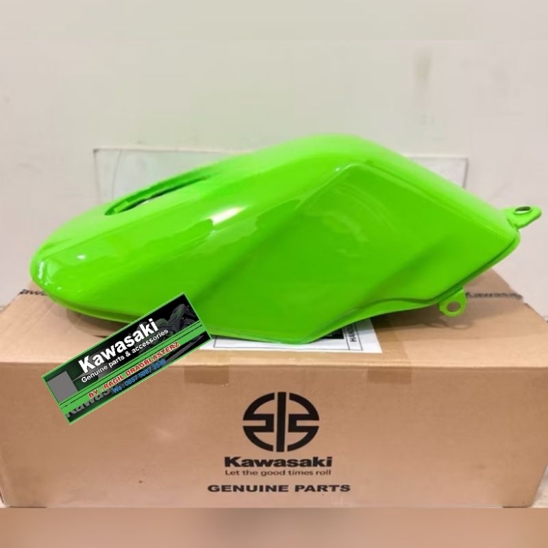Jual tangki ninja R tangki ninja SS hijau muda polos original kawasaki ...