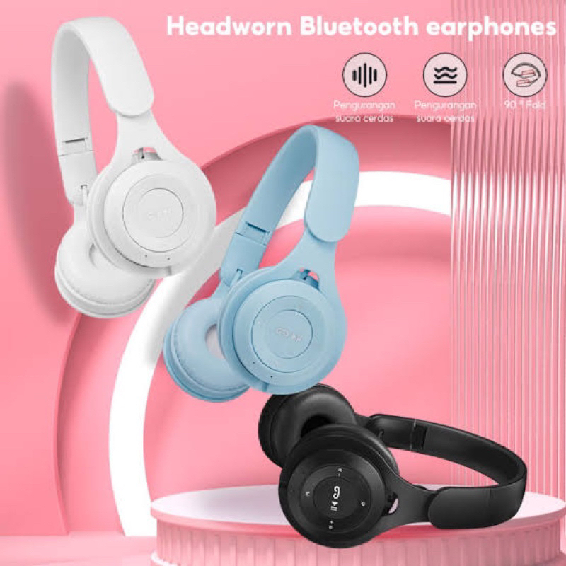 Jual Headset Bluetooth Bando Macaron Y08 Headphone Super Bass Stereo ...