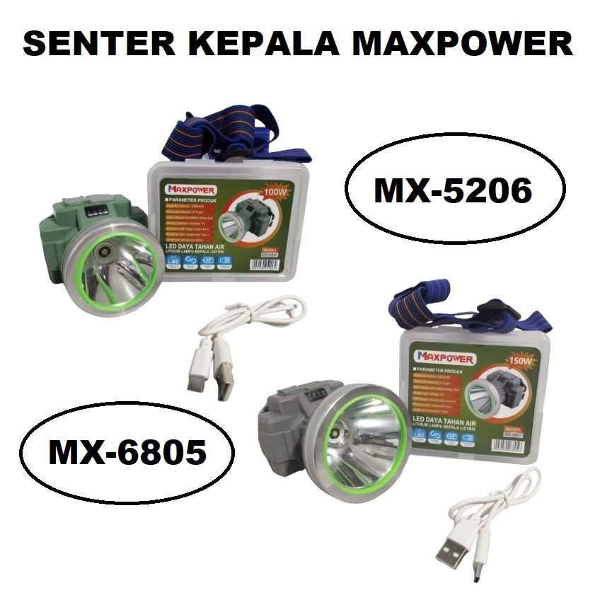 Jual SENTER KEPALA LED Super terang 150 WATT dan 100 WATT Headlamp ...