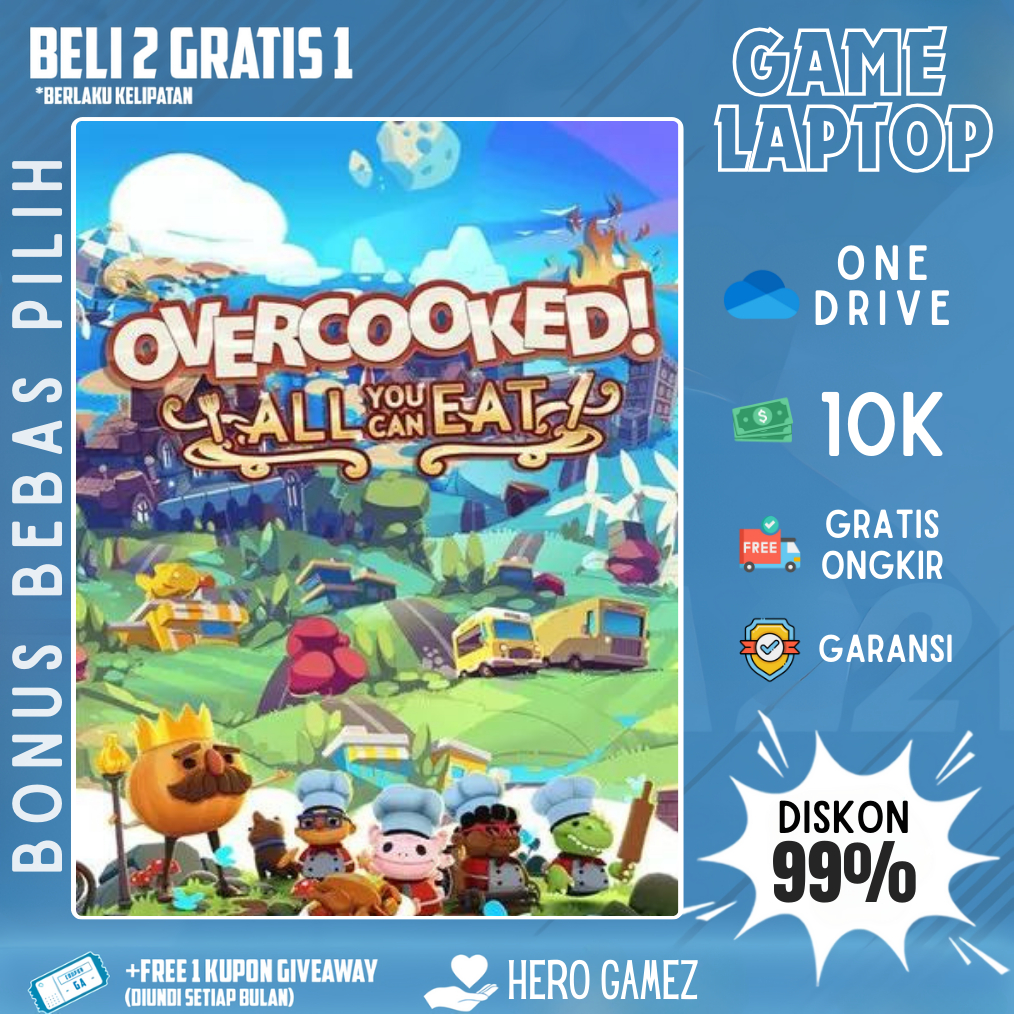 Jual OVERCOOKED 1 - LINK DOWNLOAD - GAME PC - GAME LAPTOP - GAME ...