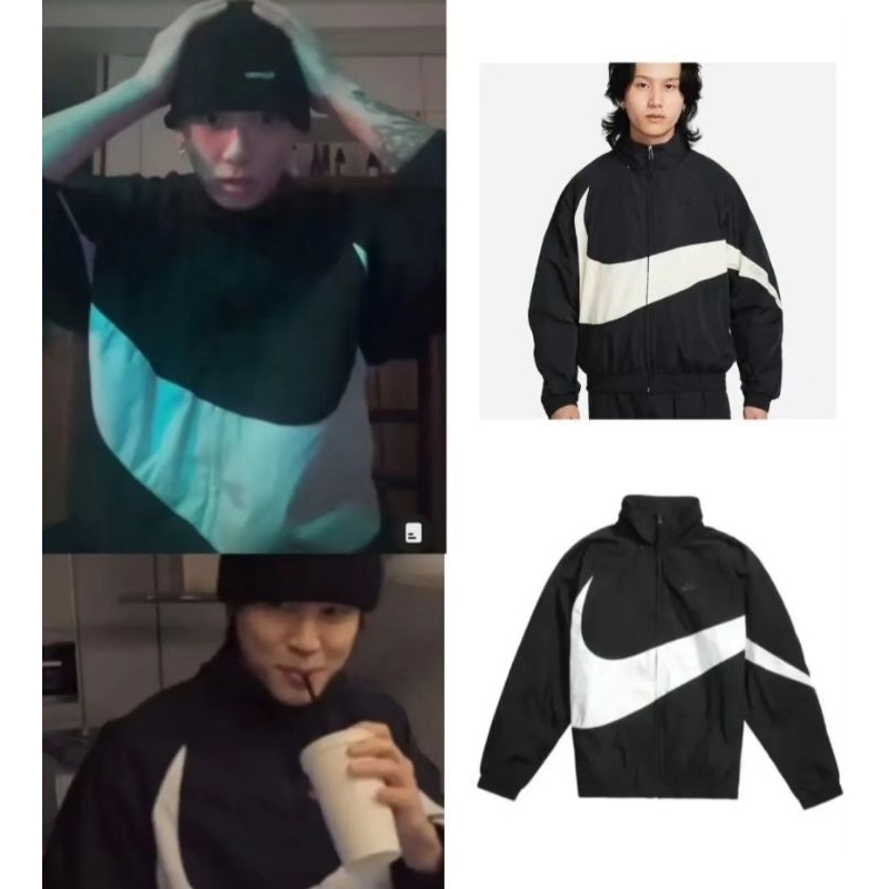 Jual [BACA DESKRIPSI] JAKET NIKE JIMIN JUNGKOOK / JAKET NIKE CAV EMPT JUNGKOOK RUN BTS | Shopee ...