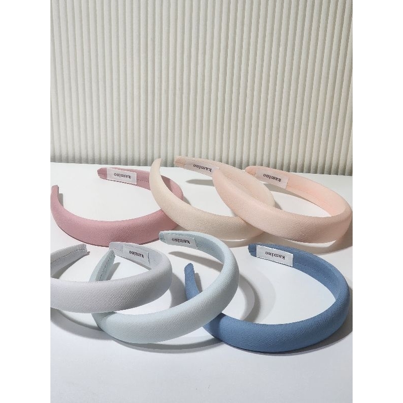 Jual KAMINO Bando Busa Polos Soft Tebal 3cm headband accessories ...