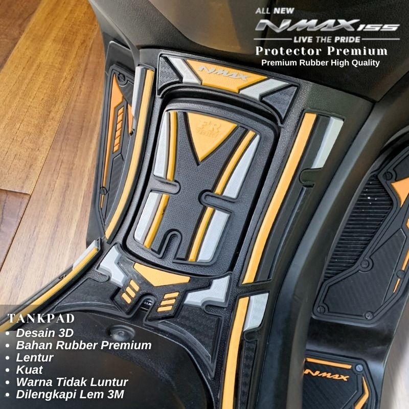 Jual Tankpad Nmax New 2020 2023 Deck Pad Karet Rubber Premium New Nmax ...