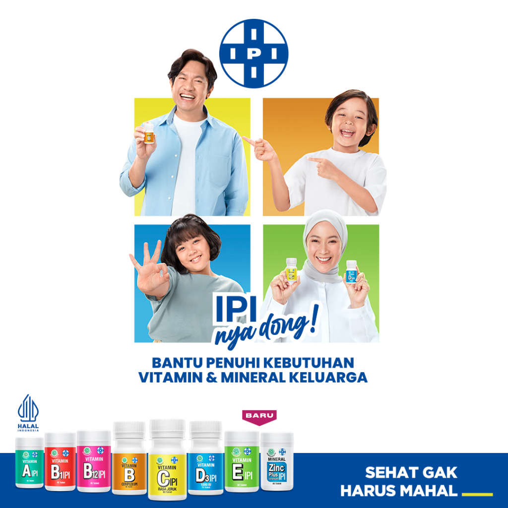 Jual IPI Vitamin Botol 45 Tablet | Shopee Indonesia