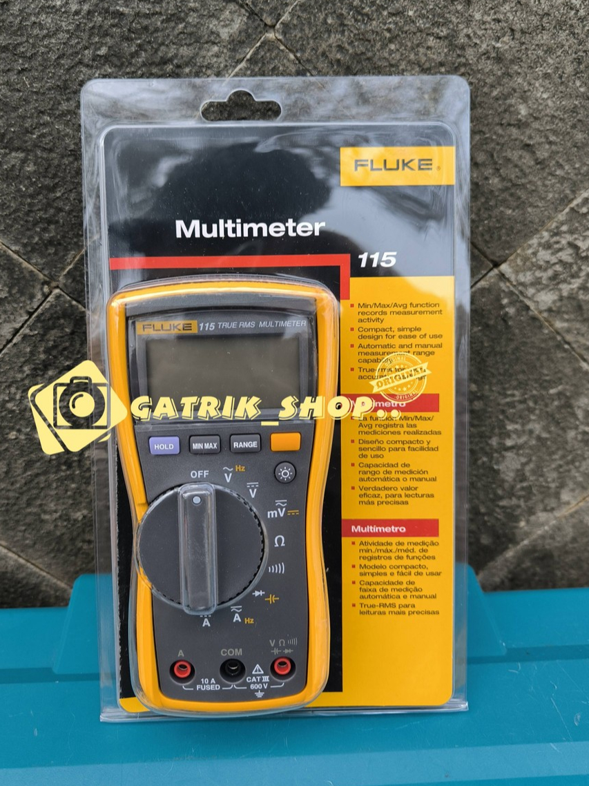 Jual Fluke 115 Multitester DIGITAL/Multimeter DIGITAL Fluke 115 Tester ...