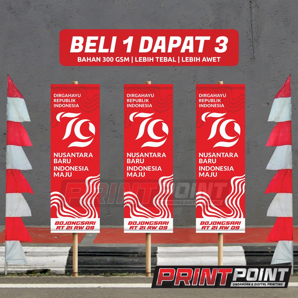 Jual BANNER SPANDUK UMBUL UMBUL HUT RI AGUSTUSAN DIRGAHAYU INDONESIA KE ...