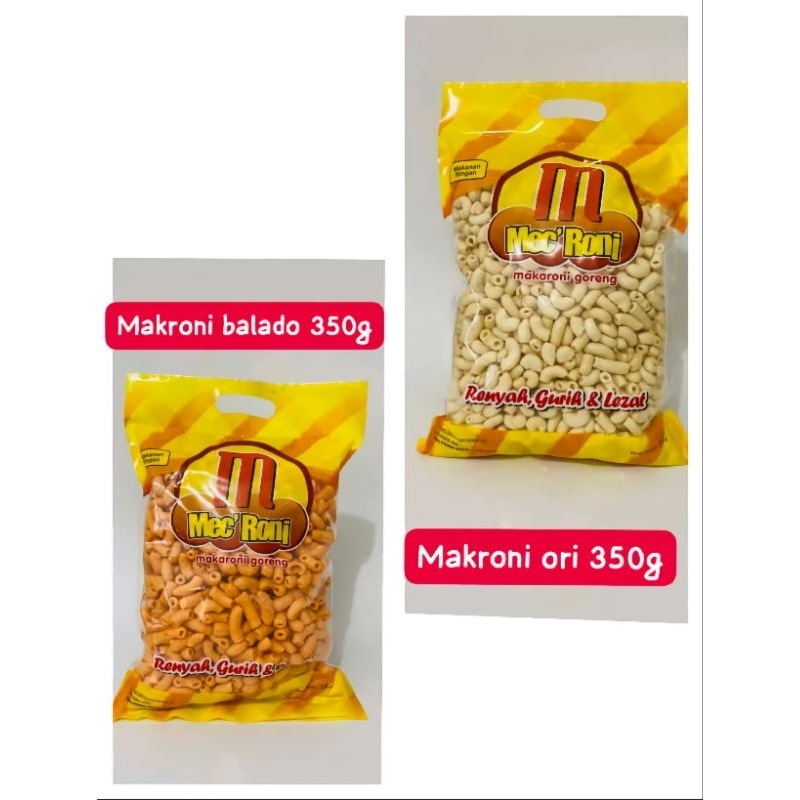 Jual Macroni /Mecroni Bantet Original & Balado 350 gr | Shopee Indonesia