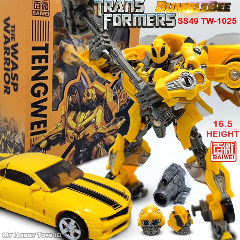 Jual Mainan Anak Laki Laki Robot Trans Formers Bumblebee Warrior ...
