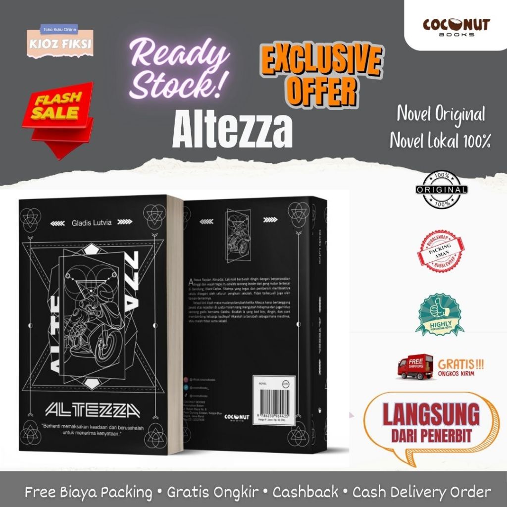 Jual Novel Altezza Gladis Lutvia Penerbit Coconut Books Novel Original | Shopee Indonesia