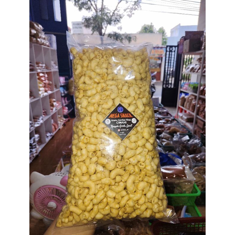 Jual MAKARONI PIPA BANTET MEGA SNACK 1 KG | Shopee Indonesia