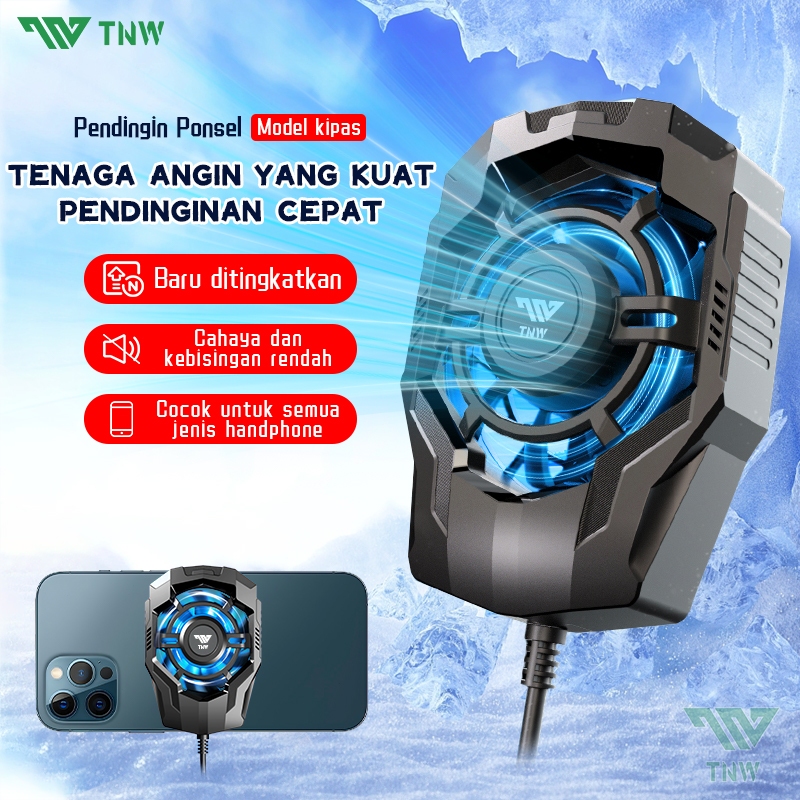Jual TNW F9 Mobile Fan Cooler Radiator Pendingin HP Gaming Cooling Fan ...
